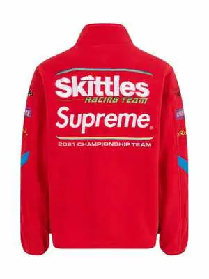 Supreme X Skittles X Polartec Jacket - Red | Editorialist