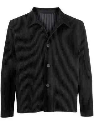 Issey Miyake Plissé Button-up Shirt