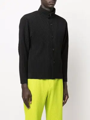Issey Miyake Plissé Button-up Shirt