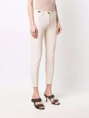 Elisabetta Franchi Logo-plaque Detail Trousers