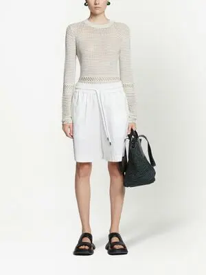 Proenza Schouler White Label Pointelle Knit Top