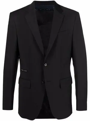 Philipp Plein Crystal Skeleton Gigolò Fit Blazer