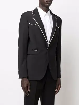 Philipp Plein Strass Embellished Blazer