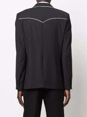 Philipp Plein Strass Embellished Blazer