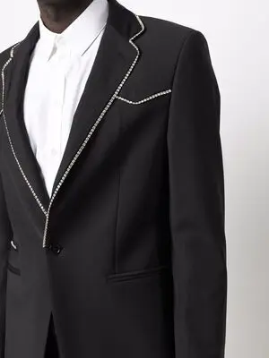 Philipp Plein Strass Embellished Blazer