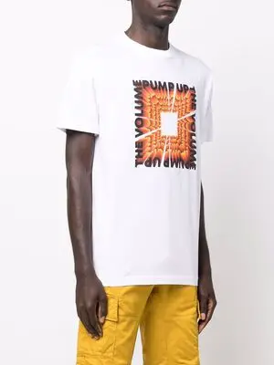 COUNTY OF MILAN Pump Up The Volume Slogan T-shirt