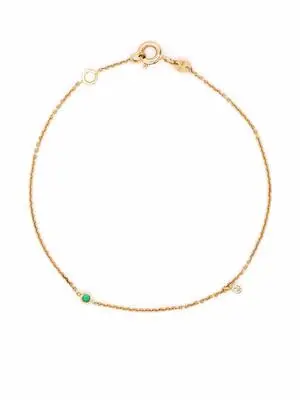 WE BY WHITEBIRD 18kt Yellow Emerald And Diamond Bracelet - Gold