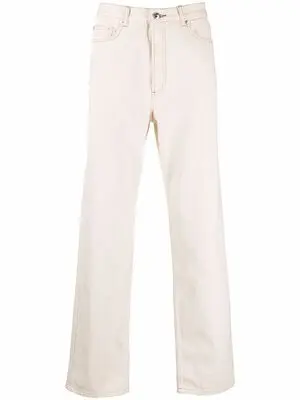 A.p.c. Straight-leg Cotton Jeans - Neutrals
