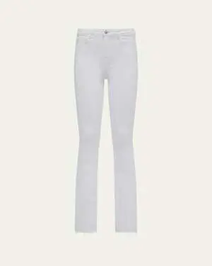 L'AGENCE Ruth High-rise Straight Jeans - Blanc
