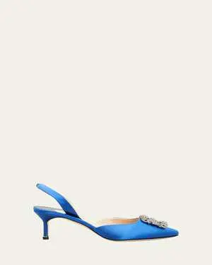 Manolo Blahnik Hangisi Slingback Pumps