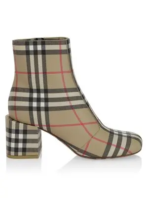 Burberry Women's Armdale Vintage Check Ankle Boots - Archive Beige Check  - Archive Beige Check