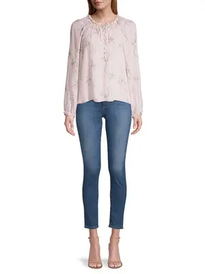 Rebecca Taylor Daffodil Silk Blouse