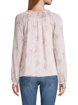 Rebecca Taylor Daffodil Silk Blouse