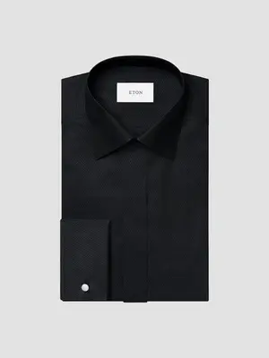 Eton Slim-fit Textured Dress Shirt