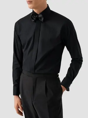 Eton Slim-fit Textured Dress Shirt