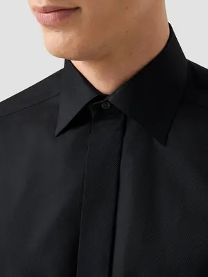 Eton Slim-fit Textured Dress Shirt