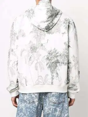 IH NOM UH NIT Graphic Palm-print Hoodie