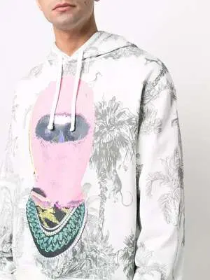 IH NOM UH NIT Graphic Palm-print Hoodie