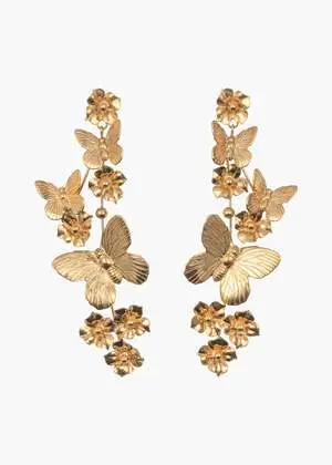 JENNIFER BEHR Galilea Dangle Earrings - Gold