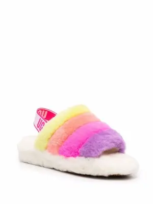 UGG Fluff Yeah Sheepskin Slides - Pink