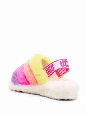 UGG Fluff Yeah Sheepskin Slides - Pink