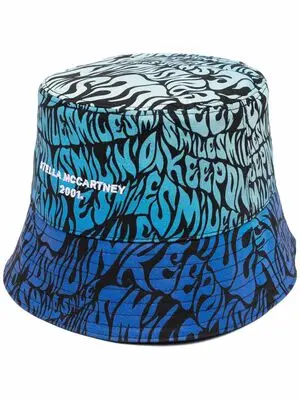 Stella McCartney Reversible Bucket Hat - Blue