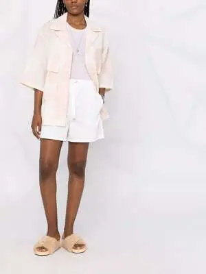 Moncler High-waisted Shorts - White