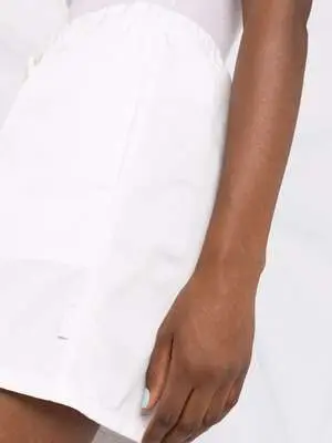 Moncler High-waisted Shorts - White