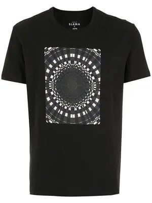 AMIR SLAMA Graphic-print Cotton T-shirt