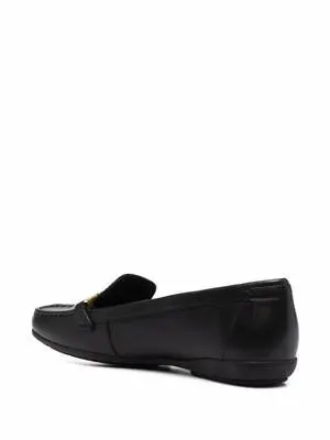 Geox Leather Loafers - Black