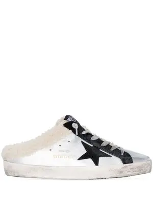 Golden Goose White Slip Sneakers For Women