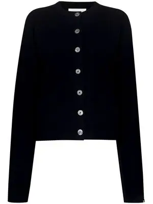 Extreme Cashmere Button-up Cashmere-blend Cardigan