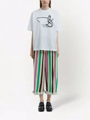 Prada Mermaid-print Jersey T-shirt