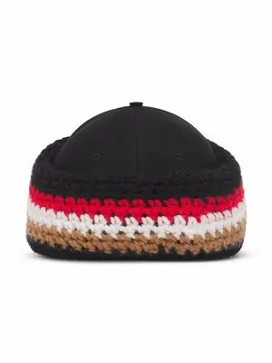 Burberry Knitted-headband Baseball Cap