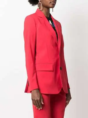 Dsquared2 Virgin Wool Notched Lapel Blazer