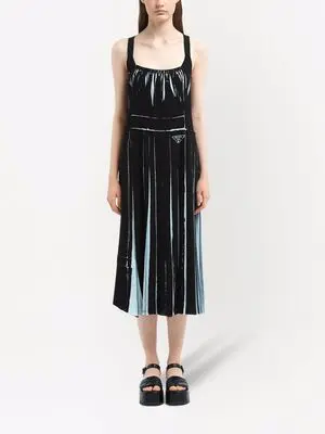 Prada Printed Sablé Dress