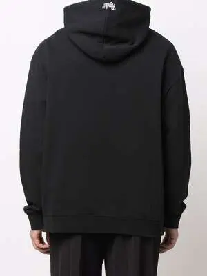 Raf Simons X Smiley Distressed-finish Hoodie