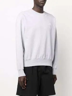 7 DAYS ACTIVE Crew Neck Sweatshirt - 022 Heather Grey