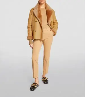 JOSEPH Sheepskin Calla Coat