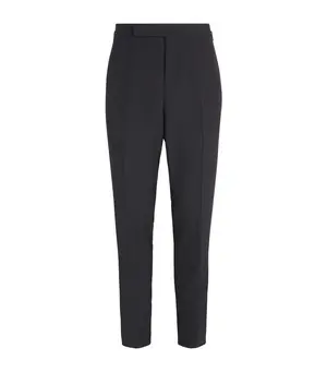Ralph Lauren Purple Label Wool Gregory Tuxedo Trousers