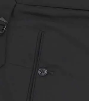 Ralph Lauren Purple Label Wool Gregory Tuxedo Trousers