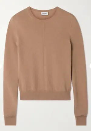 Saint Laurent Cashmere Sweater Camel