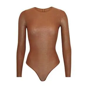 SKIMS Shimmer Long Sleeve Bodysuit