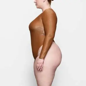 SKIMS Shimmer Long Sleeve Bodysuit