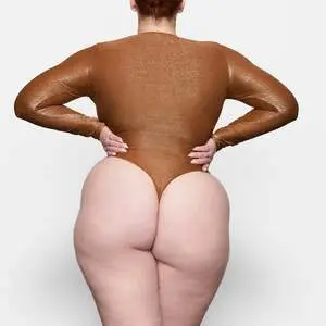 SKIMS Shimmer Long Sleeve Bodysuit