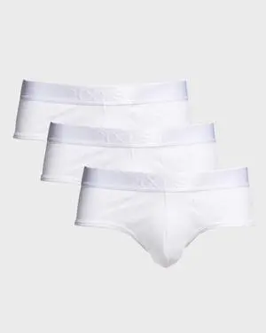 2(X)Ist Apos;s 3-pack Pima Cotton Contour Pouch Briefs - White