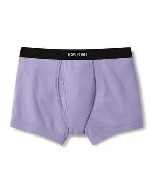 TOM FORD Logo-trim Boxer Briefs 432 Lilac