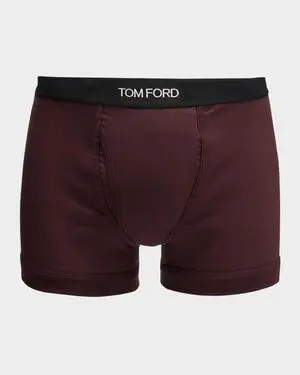 TOM FORD Logo-trim Boxer Briefs - Amethyst
