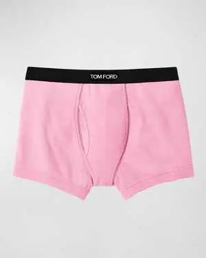 TOM FORD Logo-trim Boxer Briefs Light Pink