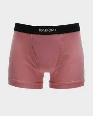 TOM FORD Logo-trim Boxer Briefs Washed Rose